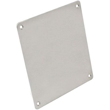 Plaque de nettoyage 170X170 mm Inox - HERA - Plaque de nettoyage carrée ...