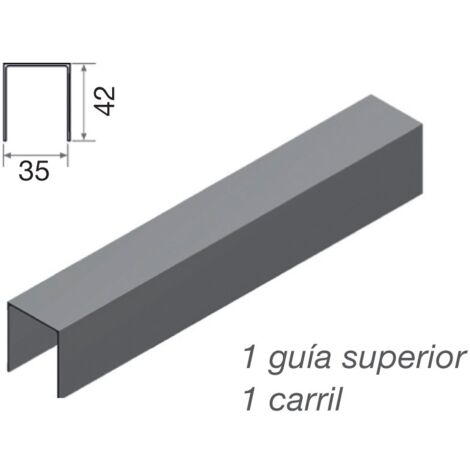 Atlantico Guide Supérieur Lacad.Blanc.Brillant 2m
