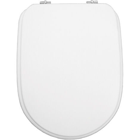 TAPA INODORO ZEUS MDFTapa y asiento inodoro, blanco, ZEUS MDF. Compatible ALFA, DAMA, MERIDIAN ...