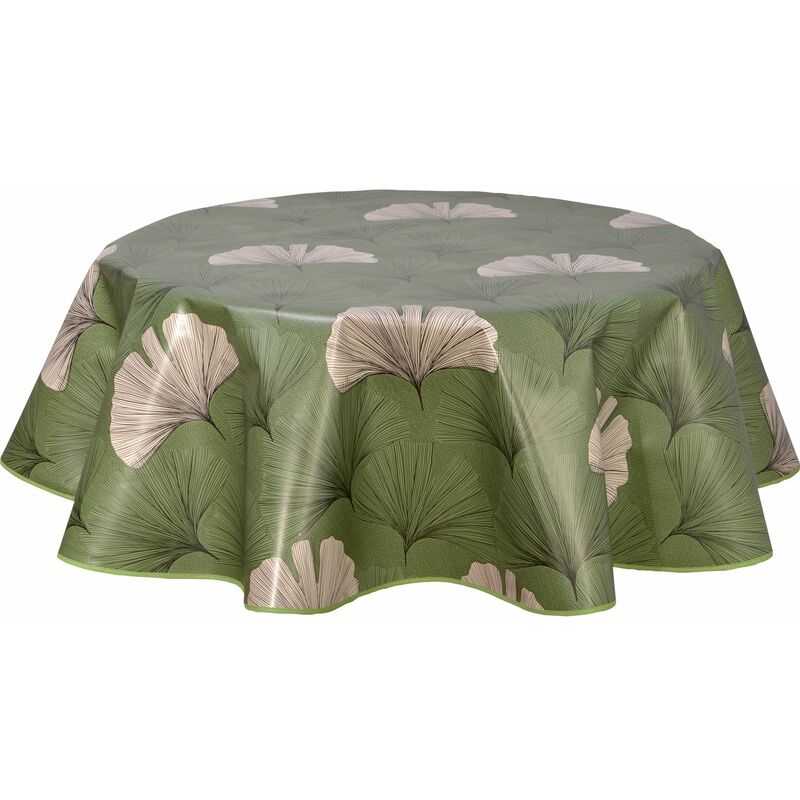 Nappe ronde en toile cirée design Chantou