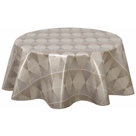 Nappe ronde en toile cirée design King