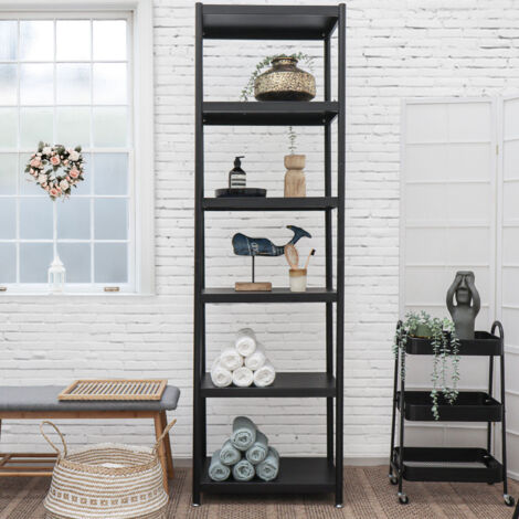 Industrial Design Metallregal 61x41x210 Standregal 6 Ebenen Metall ...