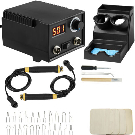 Mophorn Kit Pirografia per Legno Temperatura Regolabile 200700°C con ...
