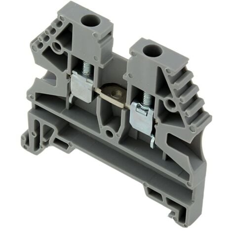 Borne de jonction à vis 2,5mm² - pas 5mm - grise - IMO