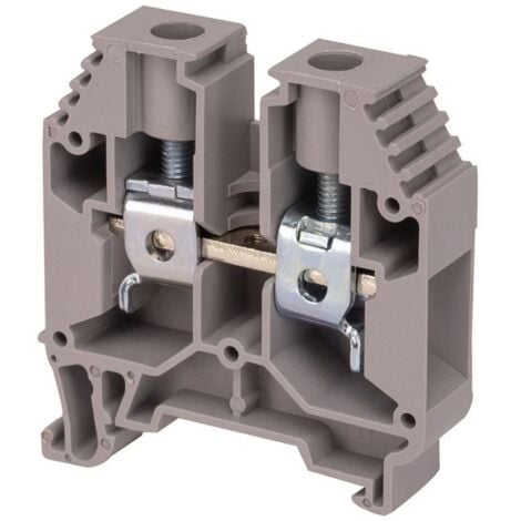 Borne de jonction à vis 16mm² - pas 12mm - grise - IMO