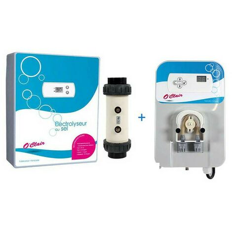 Pack électrolyseur + régulateur ph o'clair s120