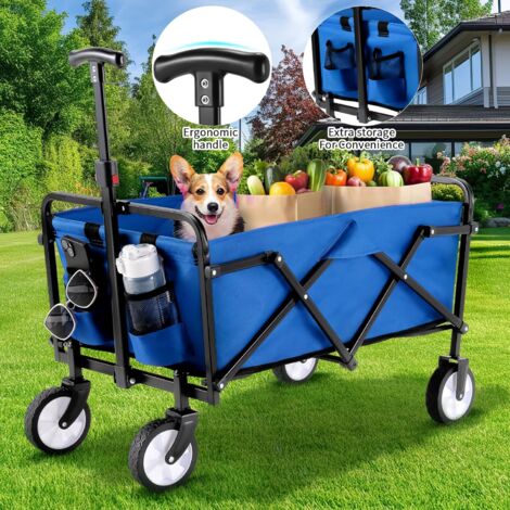 Chariot de jardin Chariot Enfant Chariot de transport Pliable Chariot ...