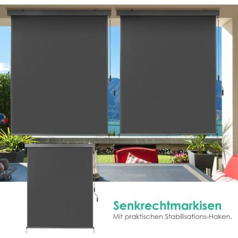 LIFERUN Store Vertical Balcon, Store Roulant Extérieur, Store Enrouleur ...