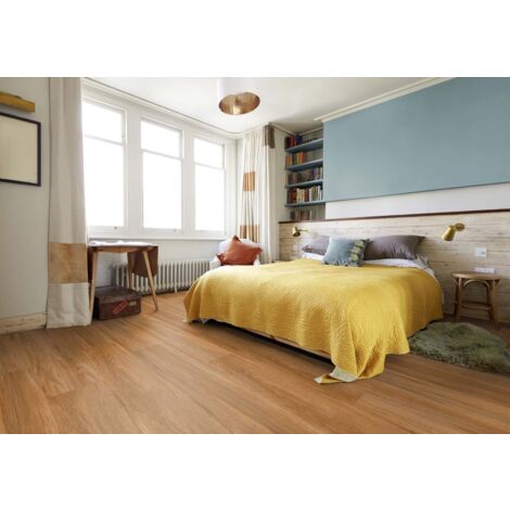 Parquet PVC clipsable Gerflor Virtuo Rigid Acoustic 55 1474 Qaja Honey ...