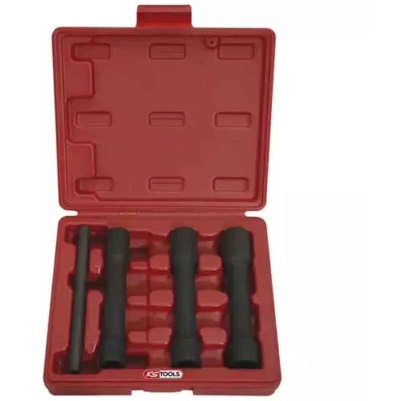 Coffret de douilles à chocs extra longues spéciales écrous et vis abimés 1/2 KSTOOLS