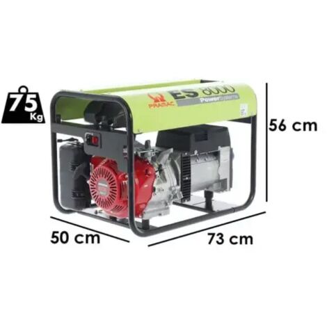 Pramac – Groupe électrogène triphasé 380V AVR 8.3 kVA – Moteur Honda ...