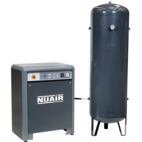 Compresseur d'air insonorisé marche lente 7,5 CV 500 L NUAIR