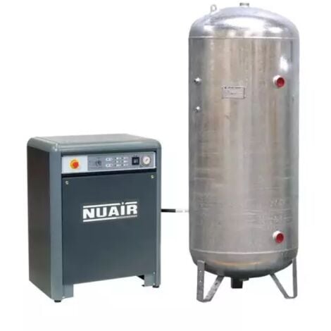 Compresseur d'air insonorisé 7,5 CV 500 L galvanisé NUAIR