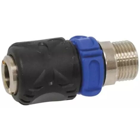 Raccord rapide femelle 1/2" filetage mâle