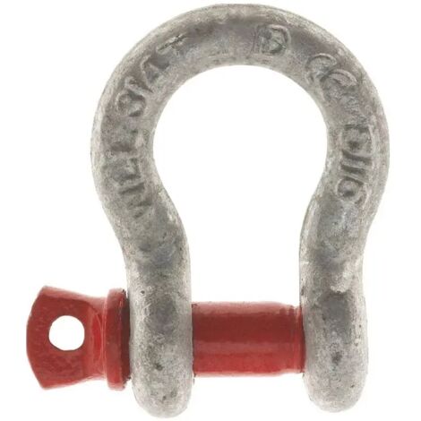 Manille lyre avec axe vissé à œil 19mm 3,25T grade 80