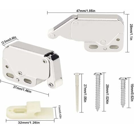 Mini-latch Spring Catches Spring Lock Latch Furniture Pressure Lock for ...