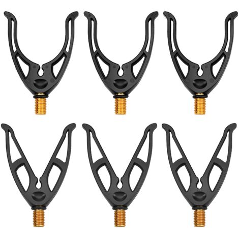 6 Pack Fishing Rod Holder Grips with M3/8 Brass Threaded Butt Grips ...