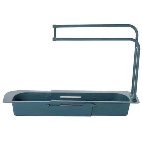 Kitchen Supplies Multi-Function Pull-Out Sink Telescopic Rack (Green)