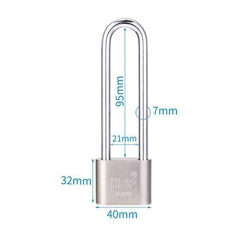 Long Lock Bike Door Lock Anti-theft Door Lock Drawer Door Cabinet Lock ...
