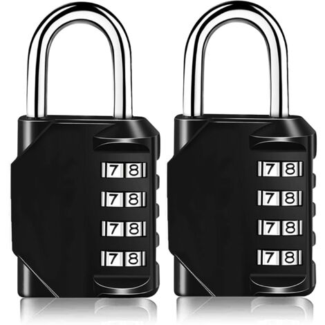 Combination Padlock Heavy Duty Combination Lock - 4 Digit Combination ...