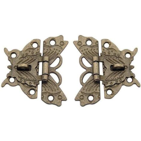 Vintage Box Clasp, 4 Pieces Vintage Hasp Latch Lock, Retro Hasp Latch ...