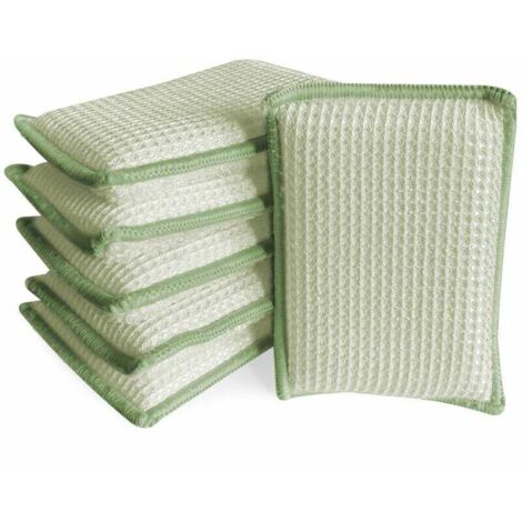 ZVD 6Pcs Eponge Lavable Reutilisable Vaiss,Eponges Vaiss Double Face ...