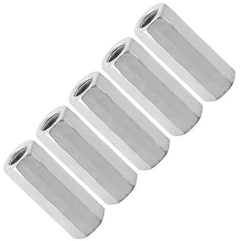 ZVD- 5 pcs M12 Écrou de Tige Longue Hexagonale Manchon Écrou Entretoises Filetées Fixations Vis ...