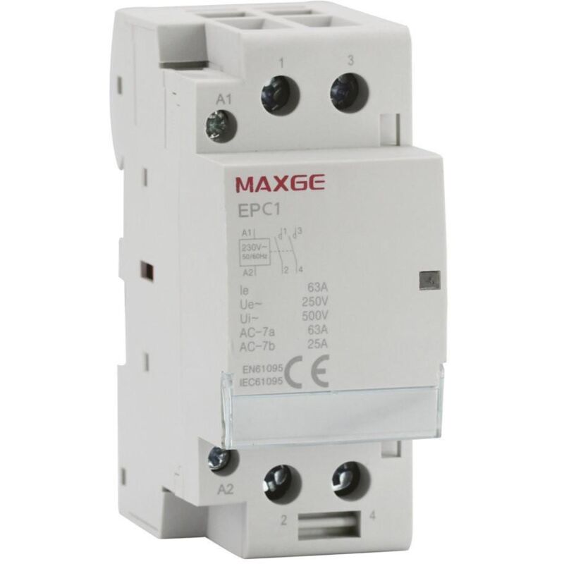 Contattore MAXGE 2P-63A-230V AC 2NO