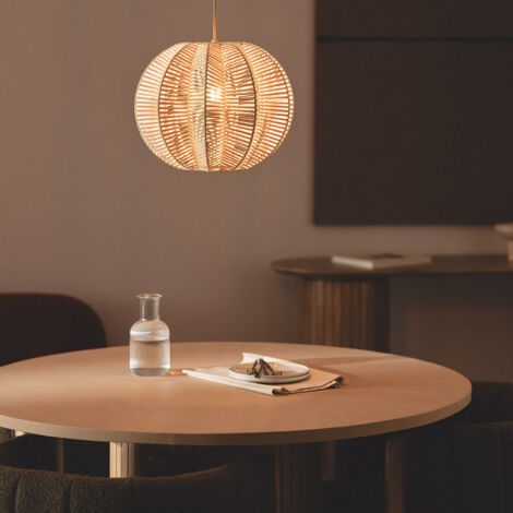 Lampada a Sospensione Rattan Tobonga Naturale