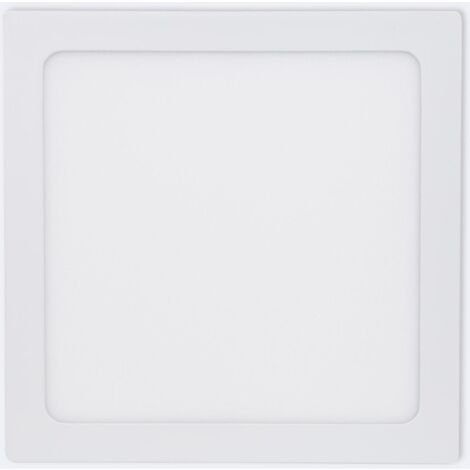 Plafoniera LED 24W Quadrata Alluminio 300x300 mm Regolabile Dim To Warm ...