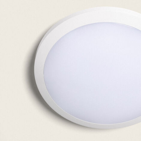Plafoniera LED 21-30W Ø300 mm da Esterno CCT Selezionabile con Luce Di ...