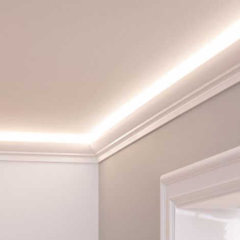Modanatura per Striscia LED 2m Classic Bianco