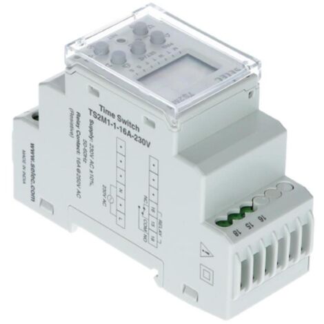 Timer Digitale Settimanale MAGXE TS2M1-1-16A 16 A