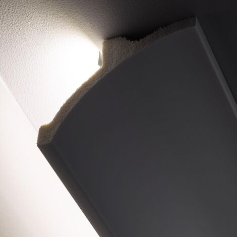 Modanatura per Striscia LED 2m Arco Bianco