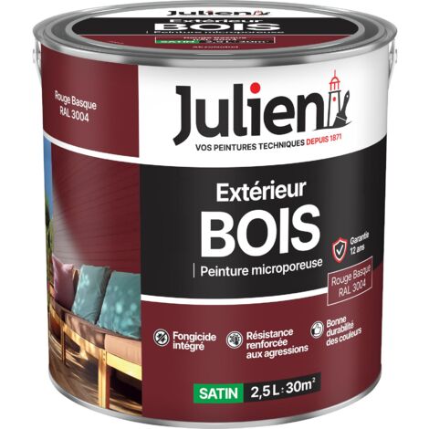 Julien Peinture Bois Microporeux Extérieur Satin - Portes, fenêtres ...