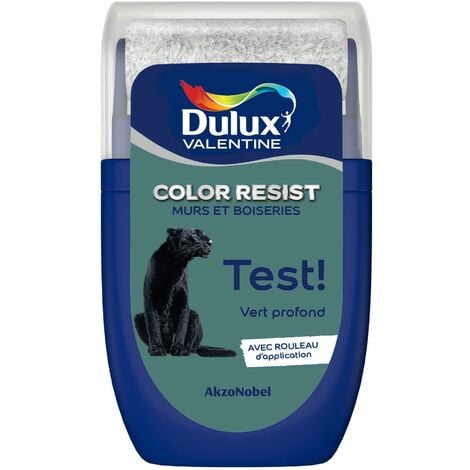 Testeur couleur Vert Profond 30 mL - Peinture Color Resist - Dulux ...