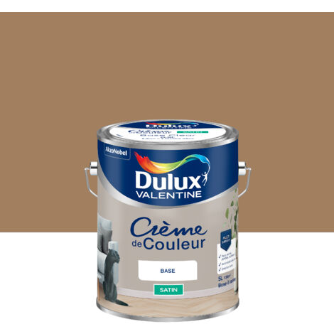 Peinture Crème De Couleur Satin Miel Ambré 5L - Dulux Valentine