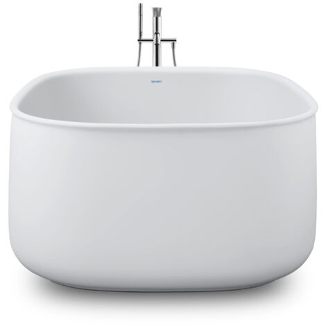 Duravit Zencha - Baignoire en îlot 125x125 cm, DuraSolid, ClickClack ...