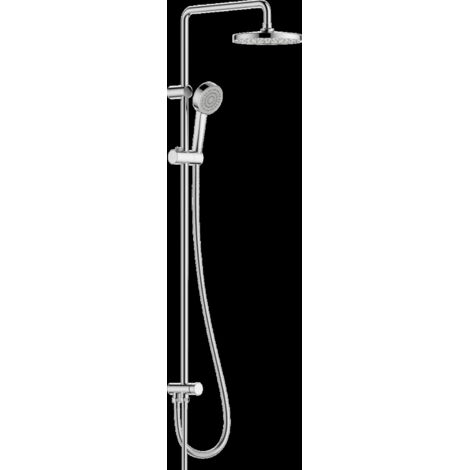 Hansa Basic - Set de douche sans robinetterie, avec inverseur, chrome 55380130