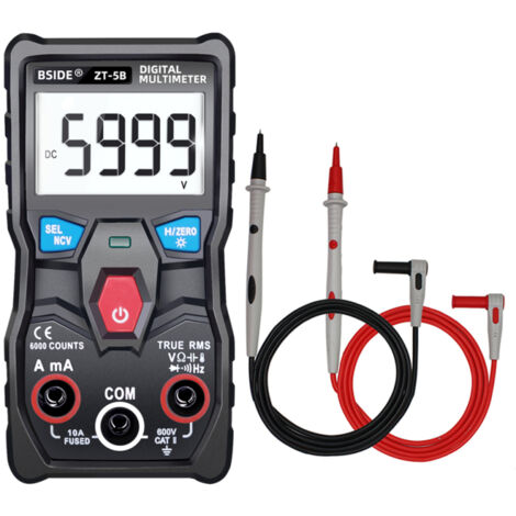 Multimètre numérique intelligent BSIDE ZT-5B 6 000 points, haute ...