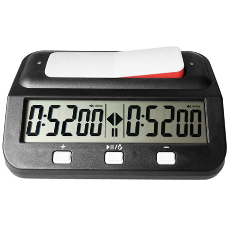 Digital Chess Timer Multi-functional Electronic Count Up Down Chess Clock for Board Games