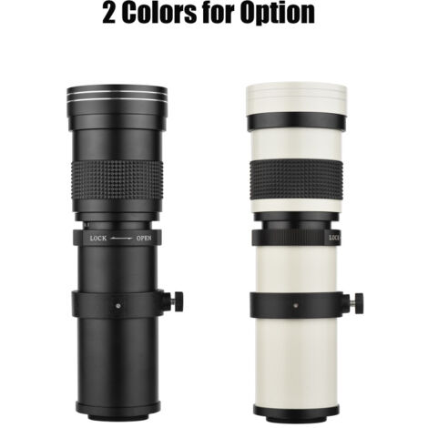 Objectif de zoom super téléphoto MF pour caméra, F/8.3 - 16, 420 ...