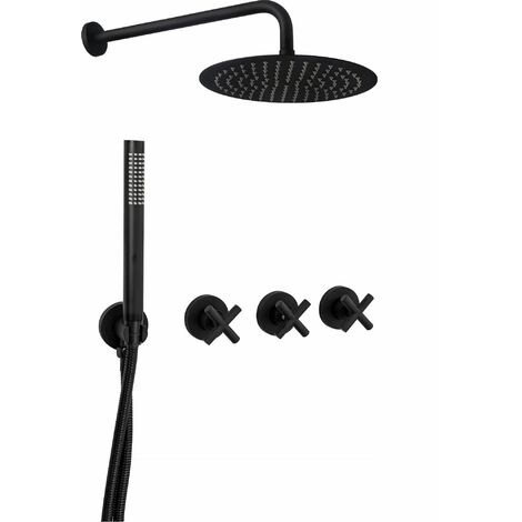 Concealed Shower Set REA Exit Black