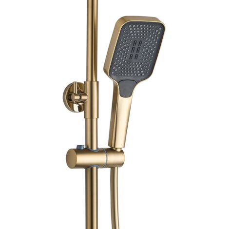 Shower Set REA Helix Brush Gold