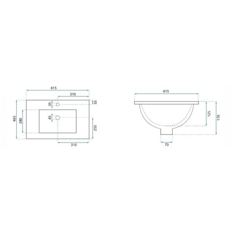 Insert Basin REA Dafne 60