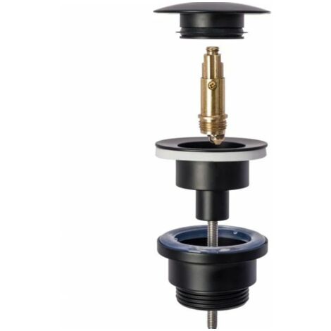 Universal Basin Click-Clack Plug REA Black