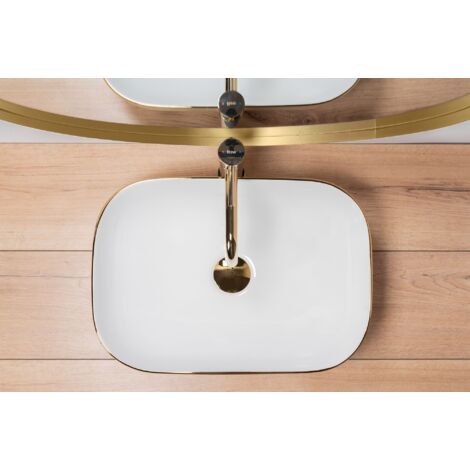 Countertop Basin REA Belinda White Or Brush