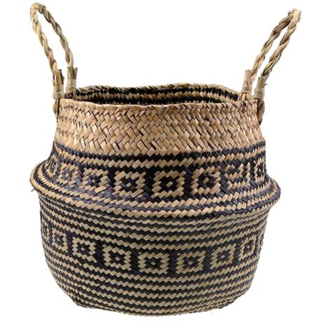 Natural boho-style basket 322177