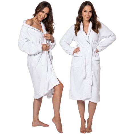 Bathrobe Sharon White S/M