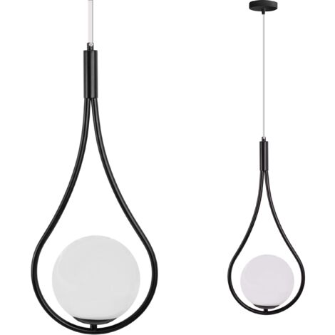 CEILING LAMP CHANDELIER TOOLIGHT G111-1W BLACK WHITE